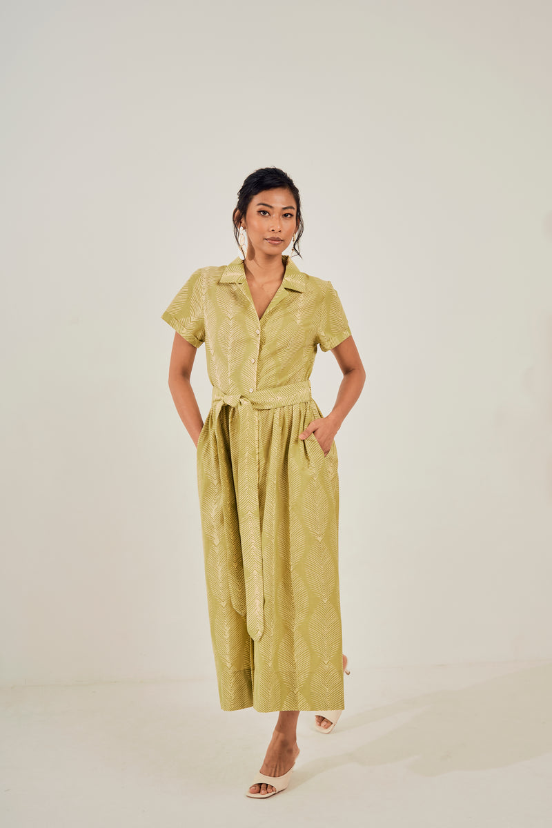 Lydia Shirt Dress (Block Print) – FERN