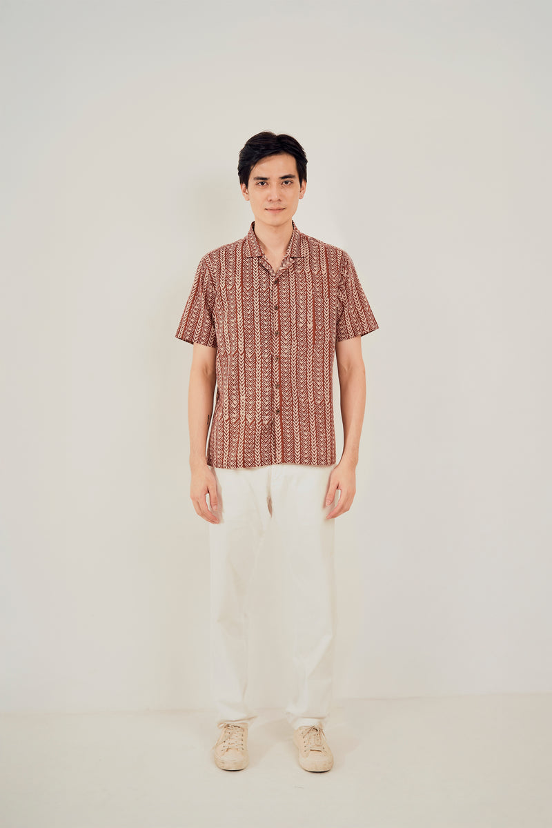 Rainforest Cuban Collar Shirt – FERN